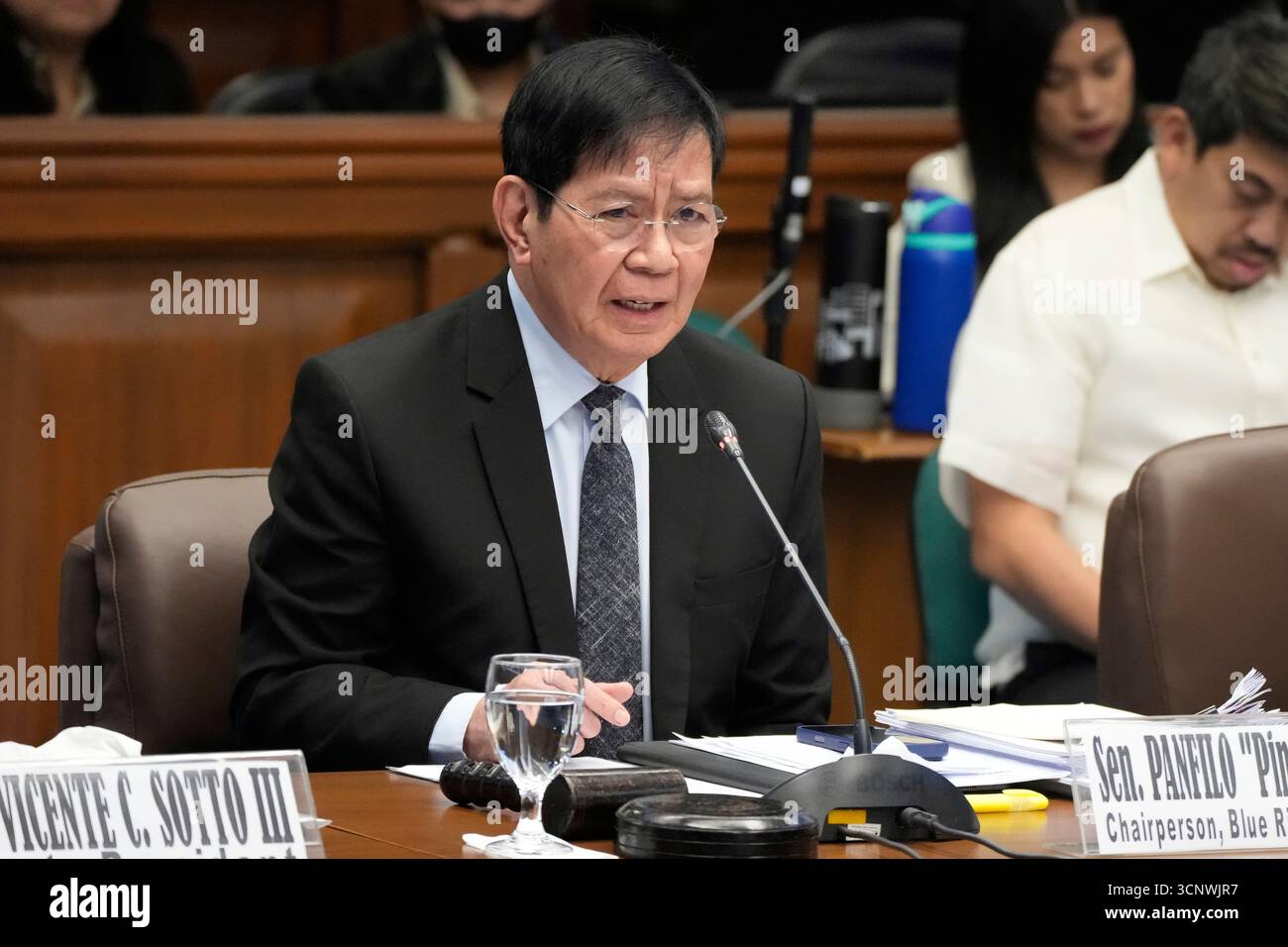 Senator Panfilo Lacson, chairperson Senate Blue Ribbon committee speaks ...