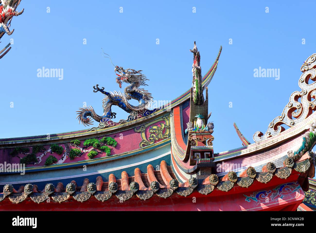 Xingtian Temple, devoted to the patron saint of businessmen in Taipei ...