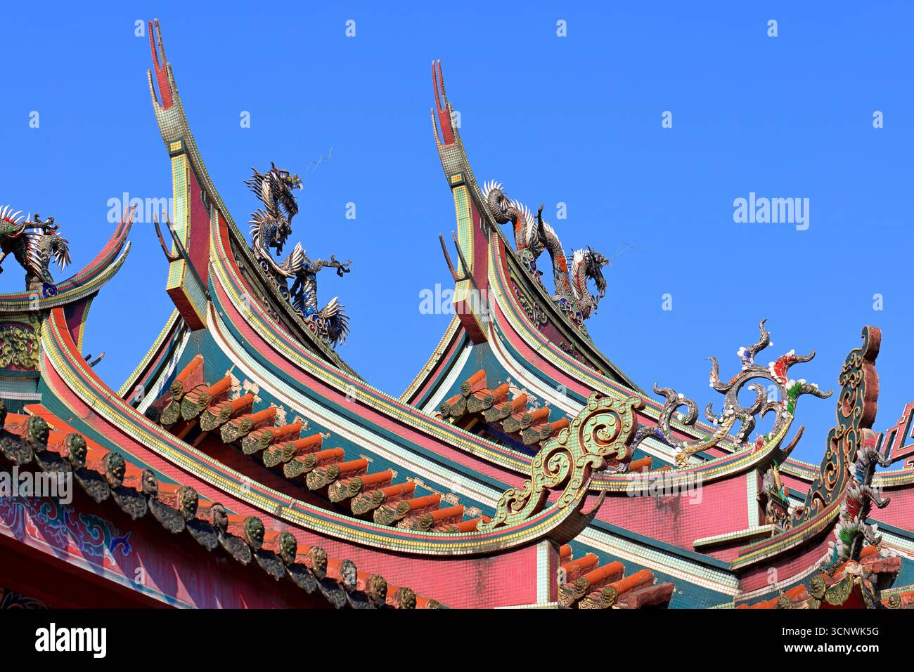 Xingtian Temple, devoted to the patron saint of businessmen in Taipei ...