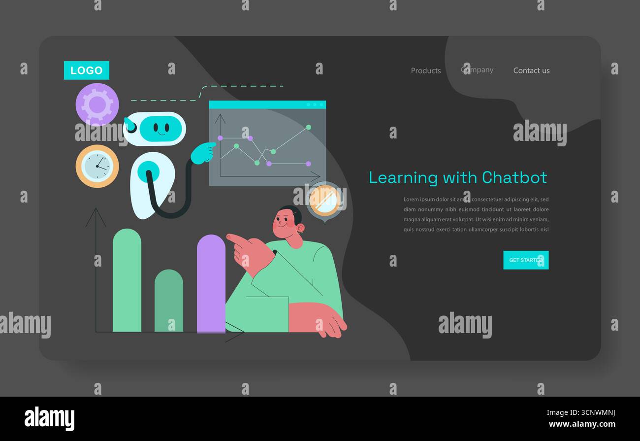Chatbot driven education hi-res stock photography and images - Alamy