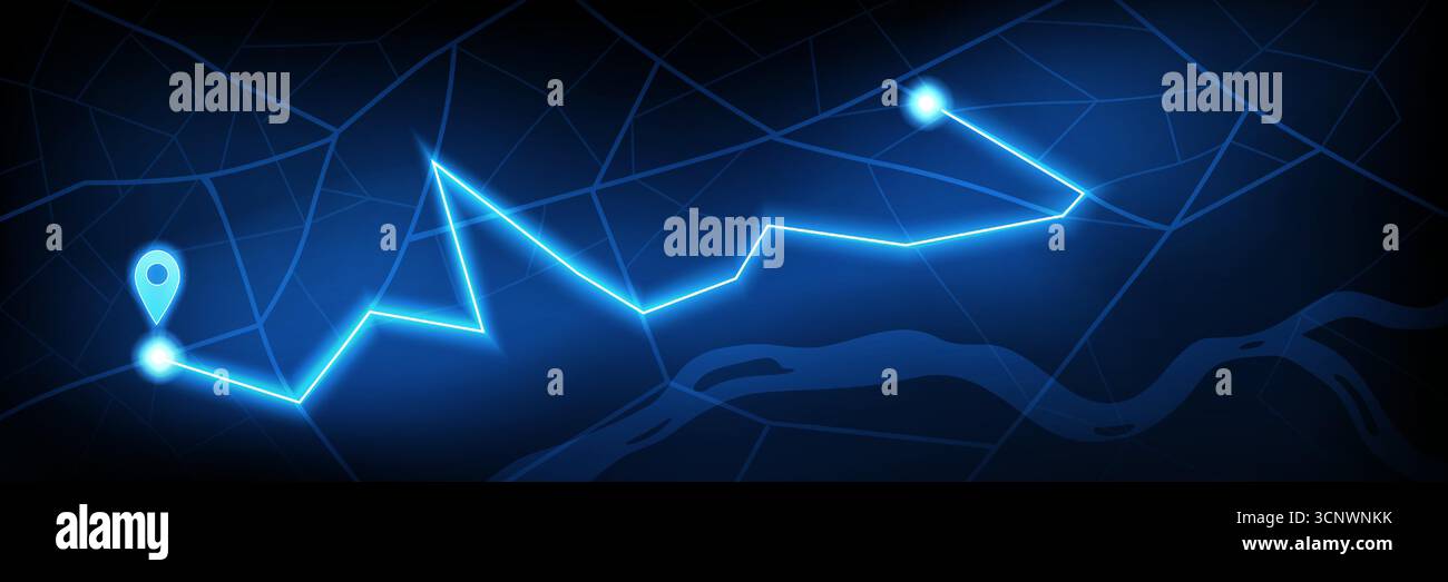 Digital grid overlay data points Stock Vector Images - Alamy