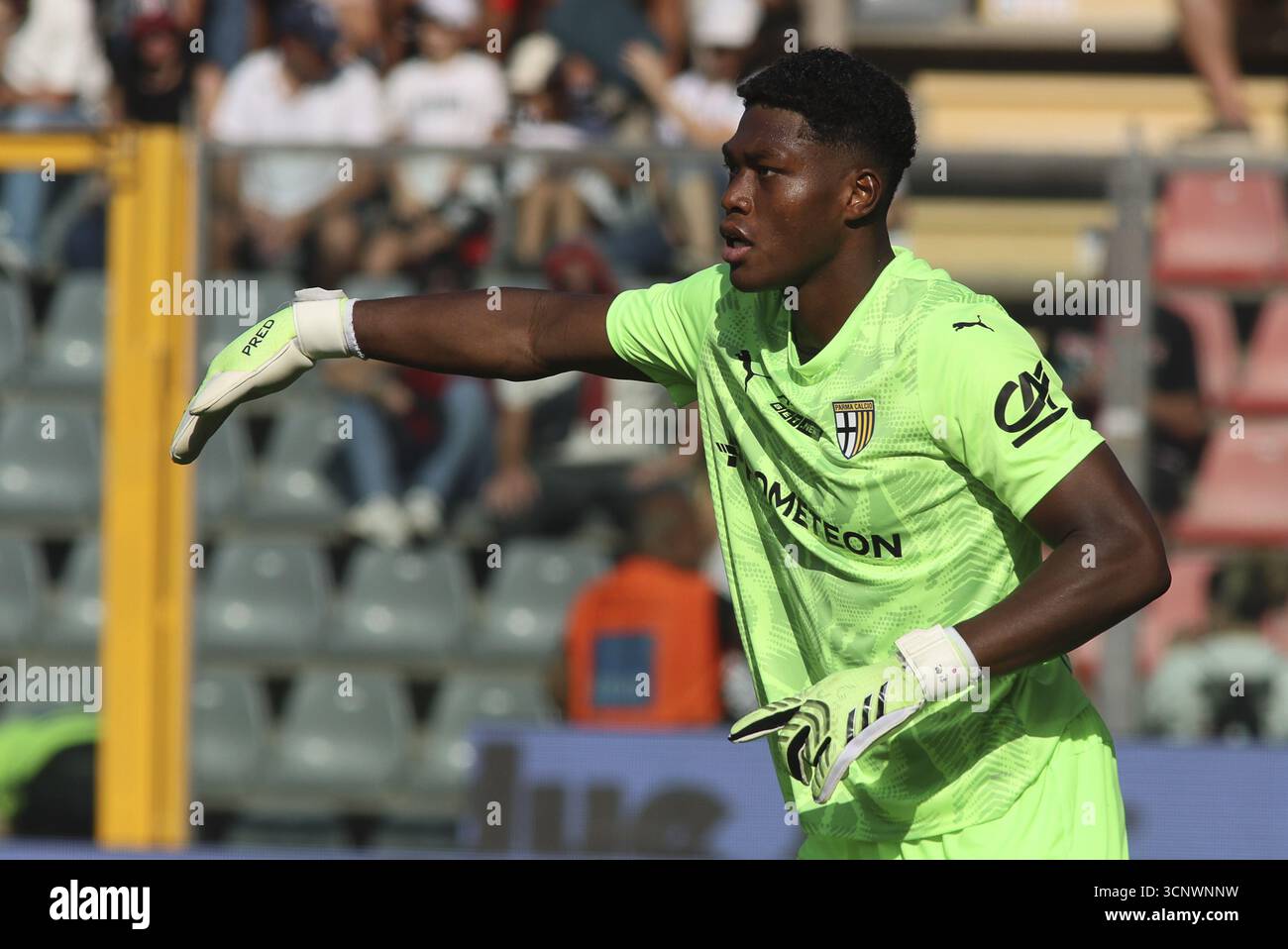 Zion Suzuki of Parma AC gestures during US Cremonese vs Parma Calcio, 4 ...