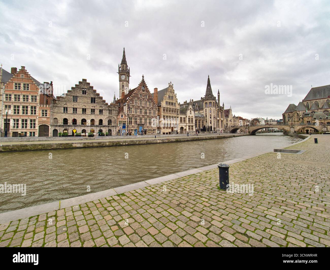 Scenic Ghent Waterfront with Historic Architecture - The scenic ...