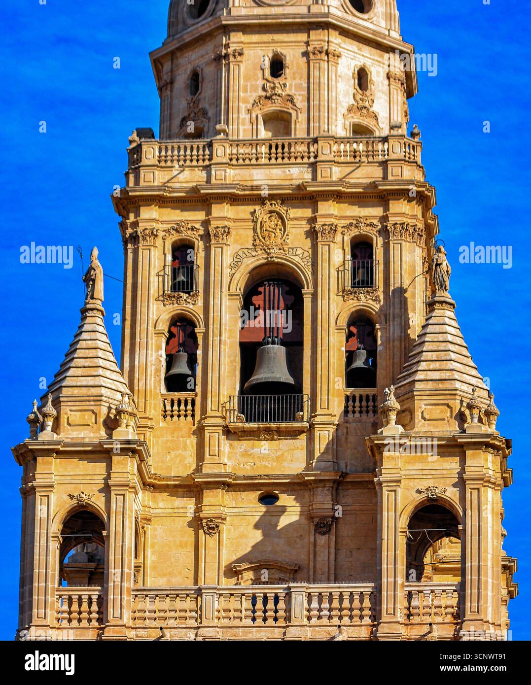 Murcia Cathedral Tower, the third tallest bell tower in Spain and an ...