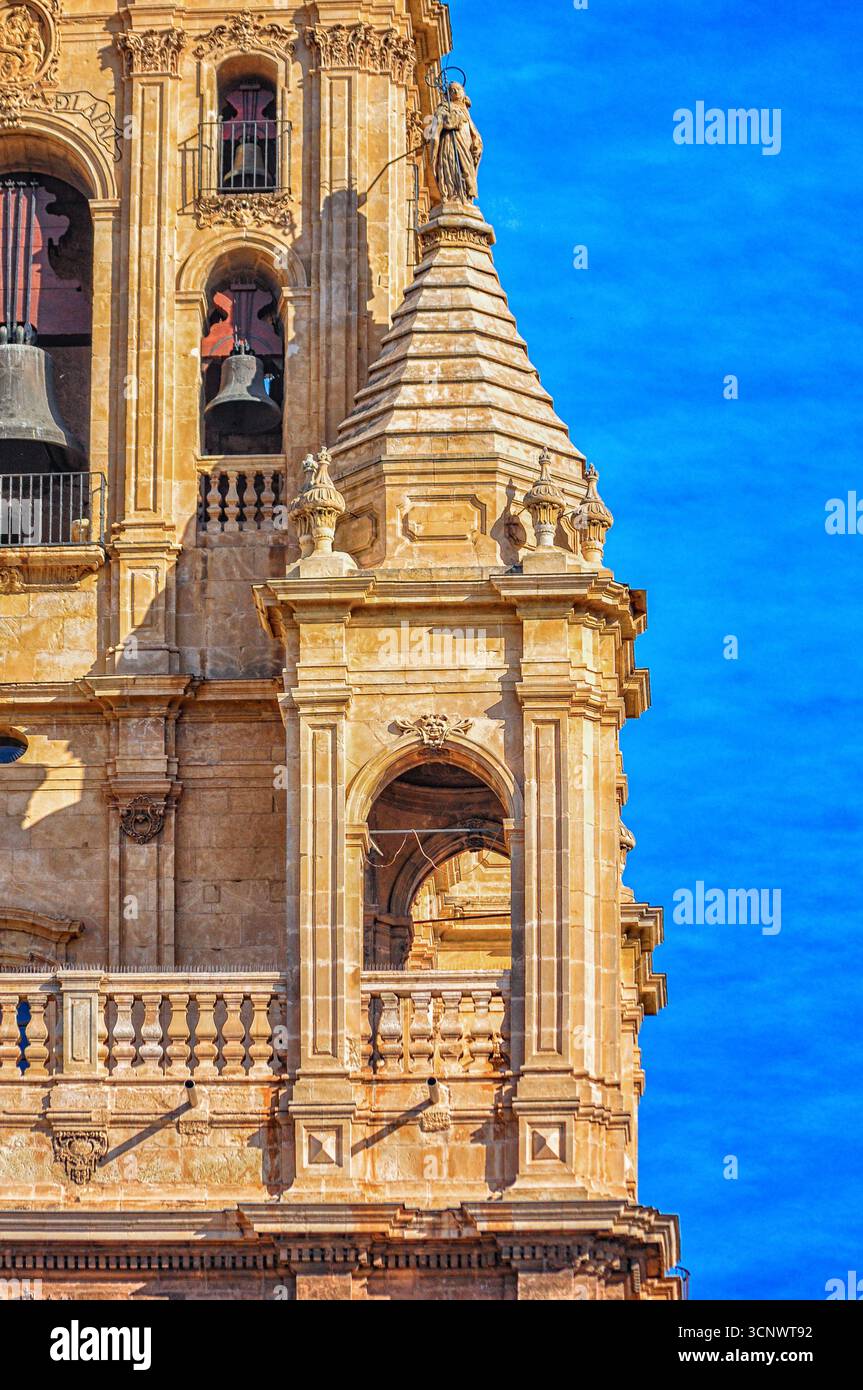 Murcia Cathedral Tower, the third tallest bell tower in Spain and an ...