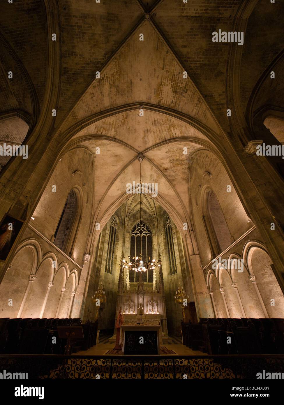 Historic Gothic church interior with vaulted ceilings - The majestic ...