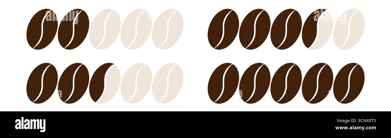 Coffee intensity Cut Out Stock Images & Pictures - Alamy