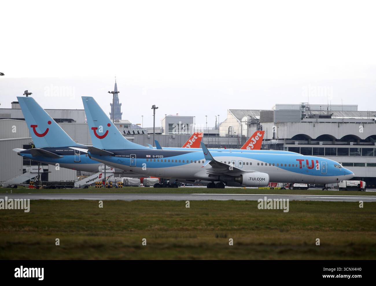 File photo dated 25/03/2020 of Tui planes at Glasgow Airport. Holiday ...