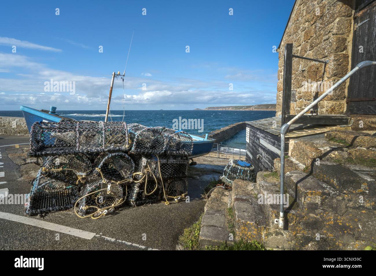 Cuttlefish trap fishery hi-res stock photography and images - Alamy