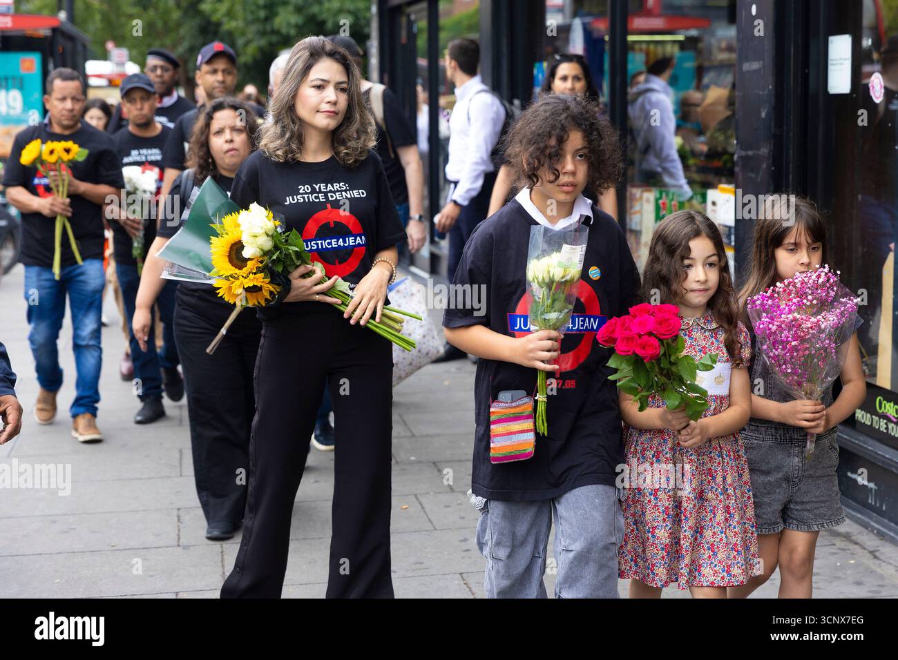 Relatives of Jean Charles de Menezes arrive at his memorial outside ...