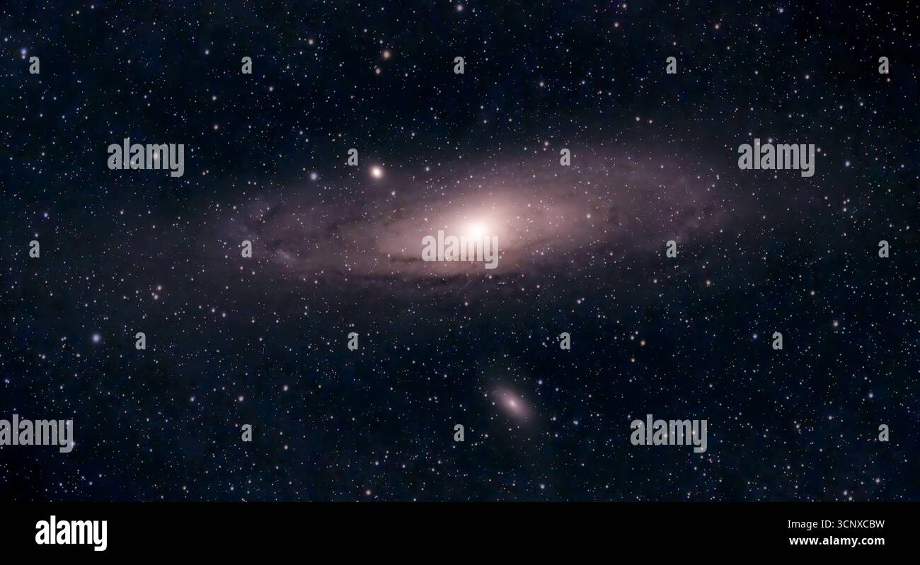 London, UK. 23 September 2025. The Andromeda Galaxy M31 is captured in ...