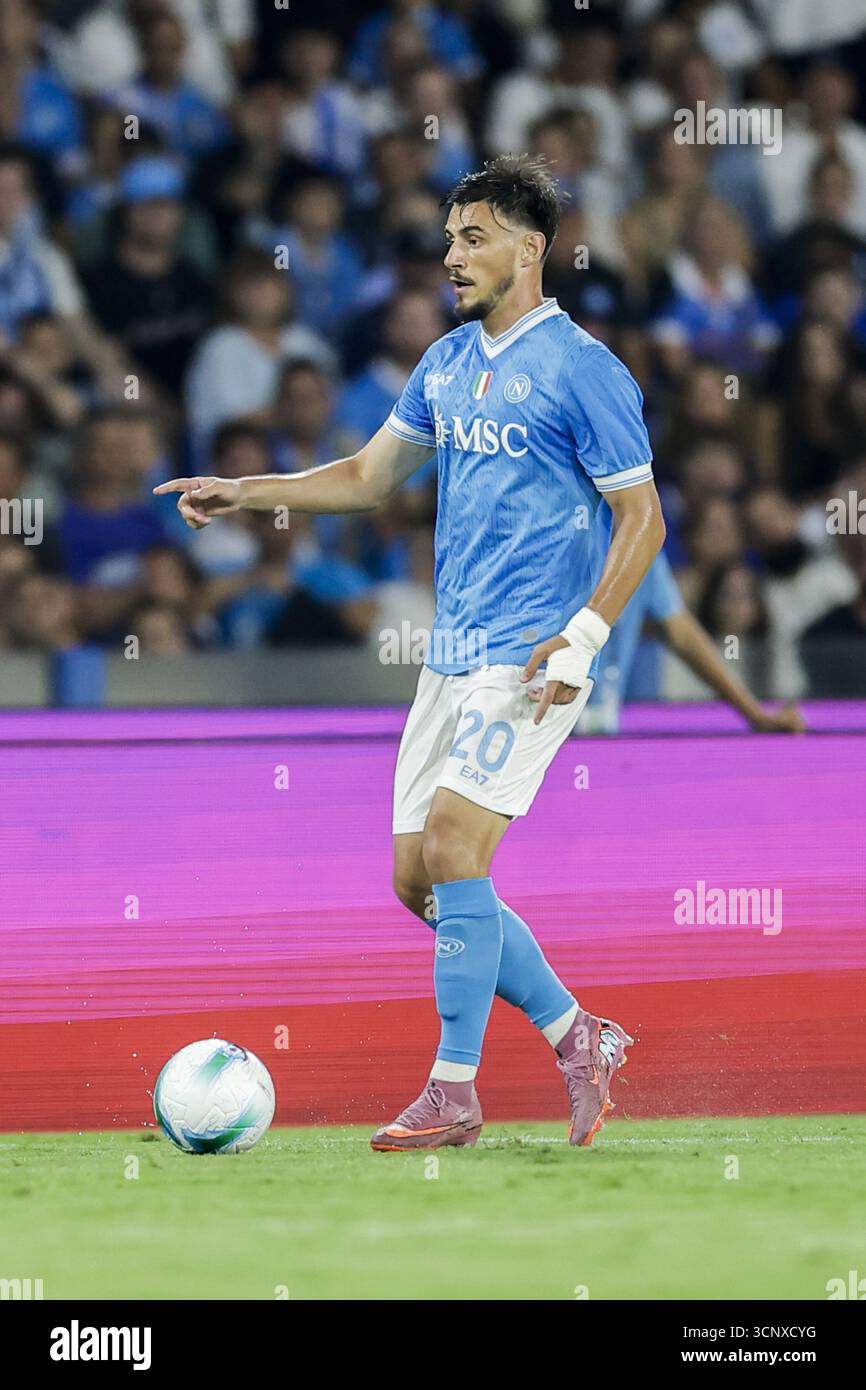 during the Serie A football match between SSC Napoli and Pisa at the ...