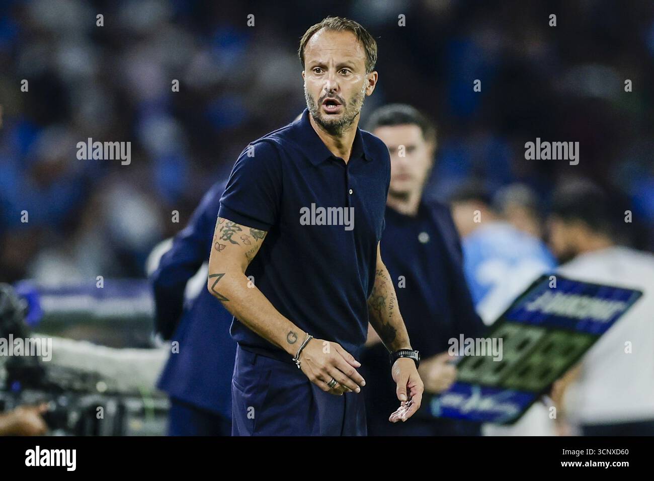 Pisa Italian coach Alberto Gilardino looks during the Serie A football ...