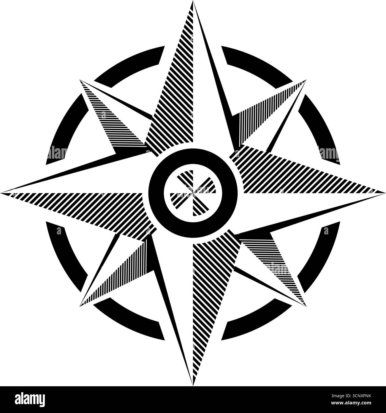Wind rose navigation Stock Vector Images - Alamy