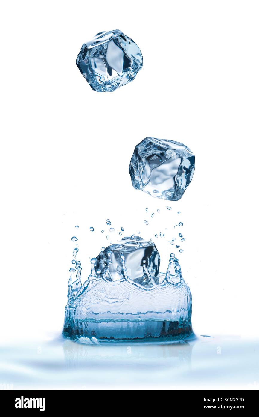 Ice cold stream water Cut Out Stock Images & Pictures - Alamy