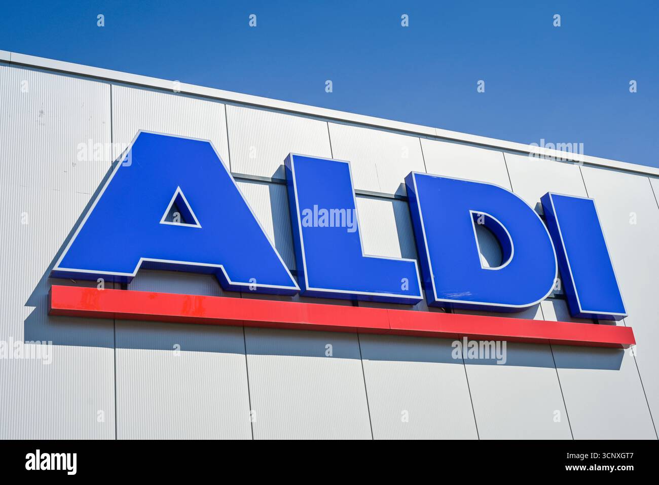 Logo Aldi Nord Supermarkt, Berlin, Deutschland *** Logo Aldi Nord ...