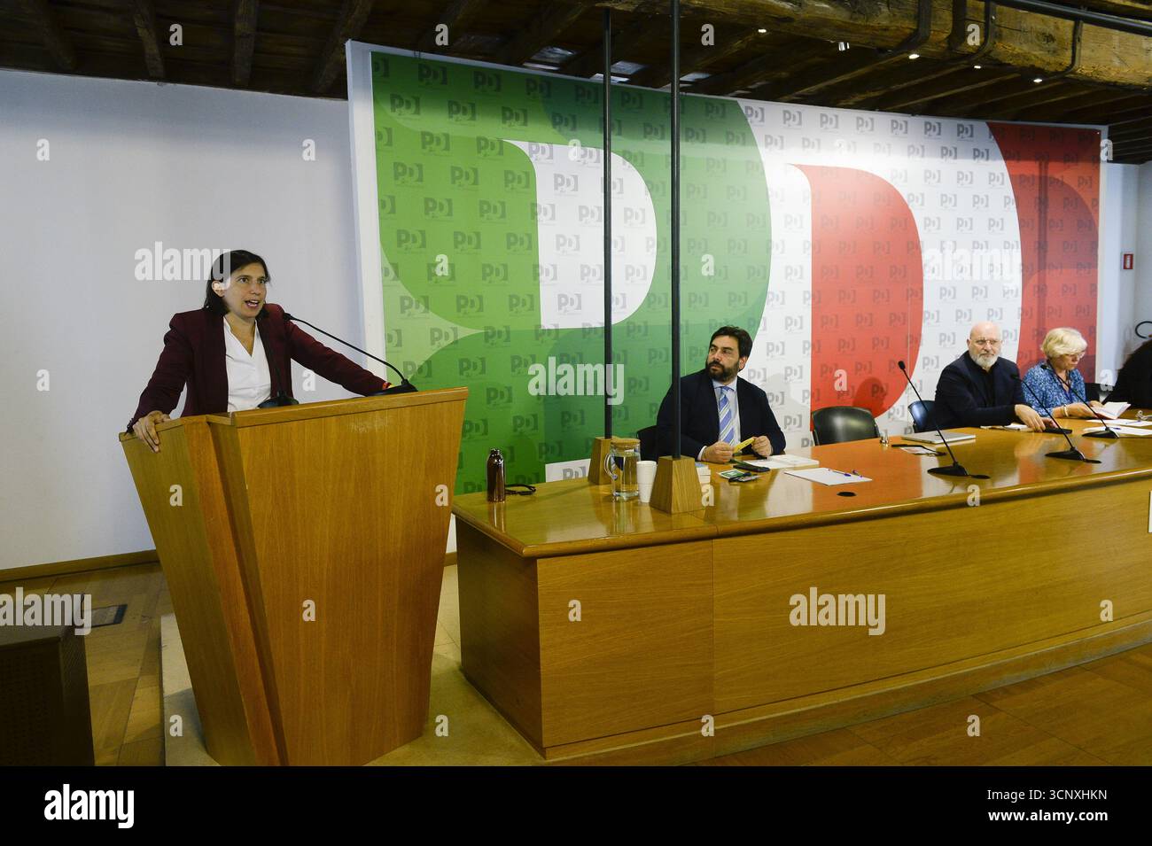 Rome National Directorate of the Democratic Party (PD), pictured by ...