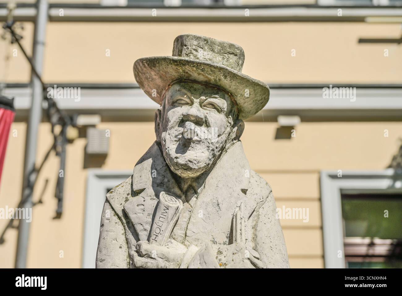 Statue Heinrich Zille, Poststraße, Nikolaiviertel, Mitte, Berlin ...