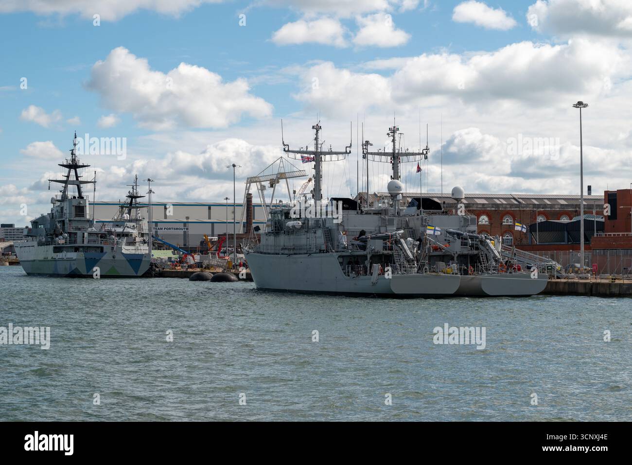 UNS Mariupol and UNS Melitopol, Two Ukrainian minehunter ships moored ...