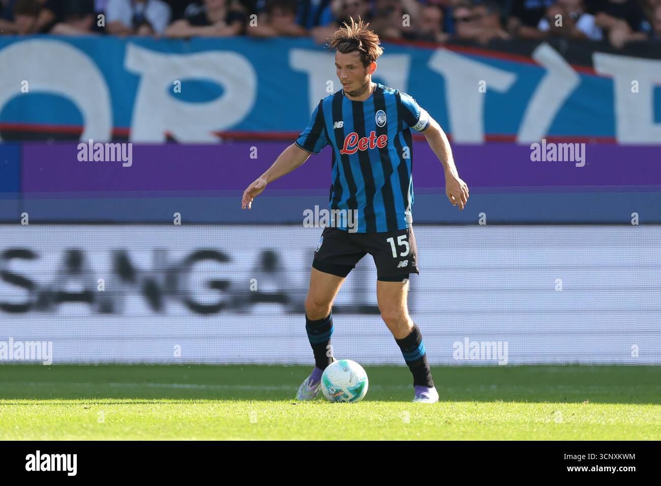 Bergamo, Italy, 14th September 2025. Marten De Roon of Atalanta during the Atalanta vs Lecce ...