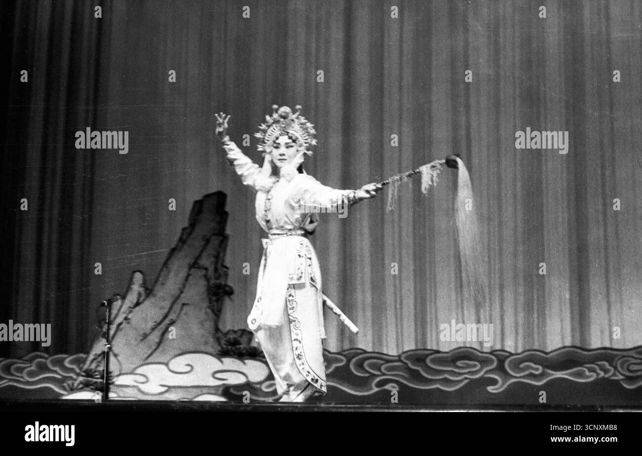 Peking Opera “Legend of the White Snake” Performer on Stage, China ...