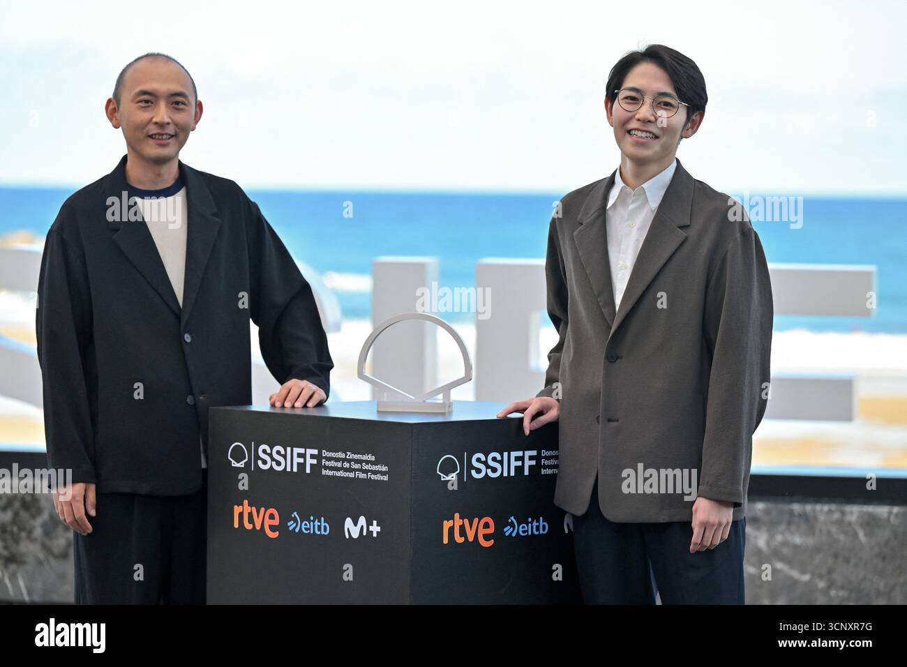 Yutaro Seki, Kentaro Hirase attending the photocall of SAI Disaster ...