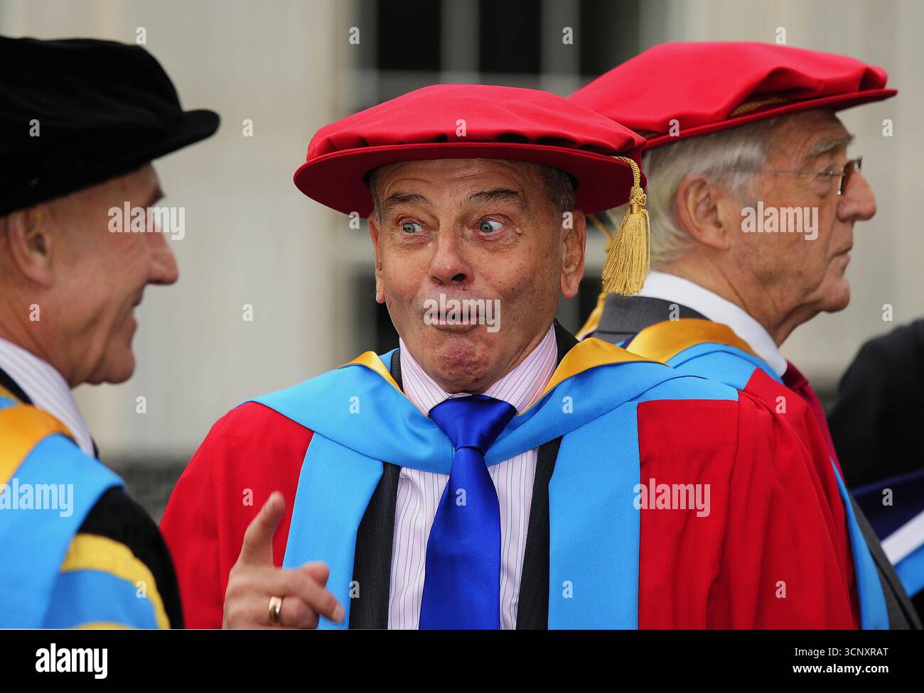 File photo dated 17-11-2008 of former Test umpire Harold 'Dickie' Bird ...