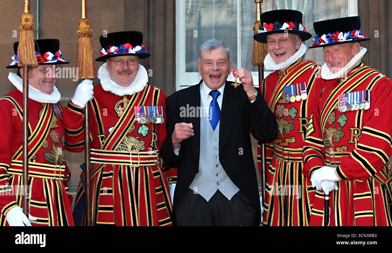 File photo dated 15-05-2012 of former Test umpire Harold 'Dickie' Bird ...