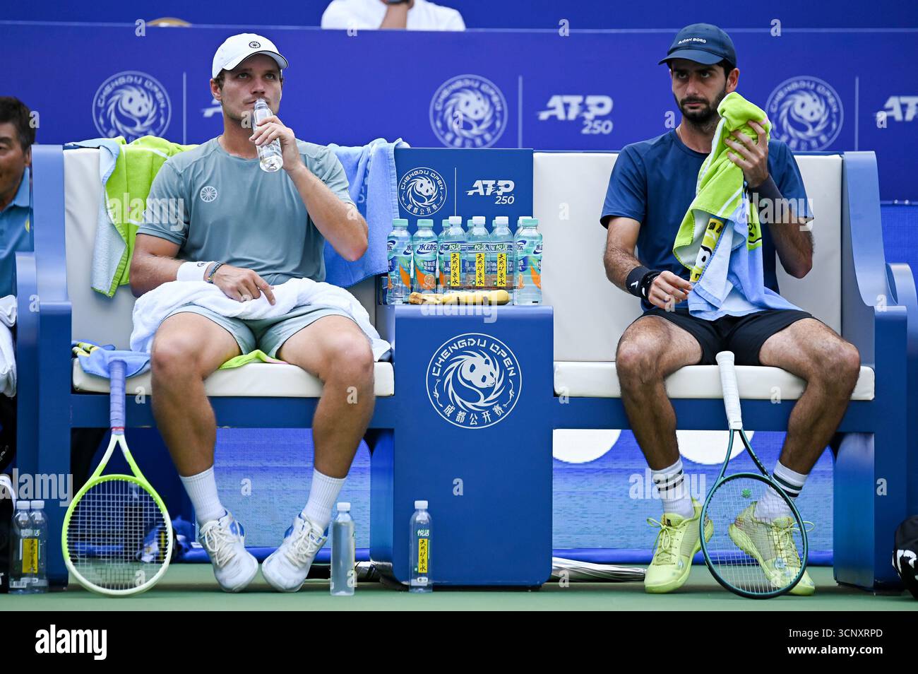 Chengdu, China PR. 23 September, 2025. Vasil Kirkov, Bart Stevens ...