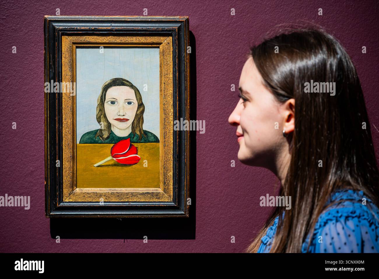 London, UK. 23 Sep 2025. Woman with a Tulip,1944, estimate: £3,000,000 ...