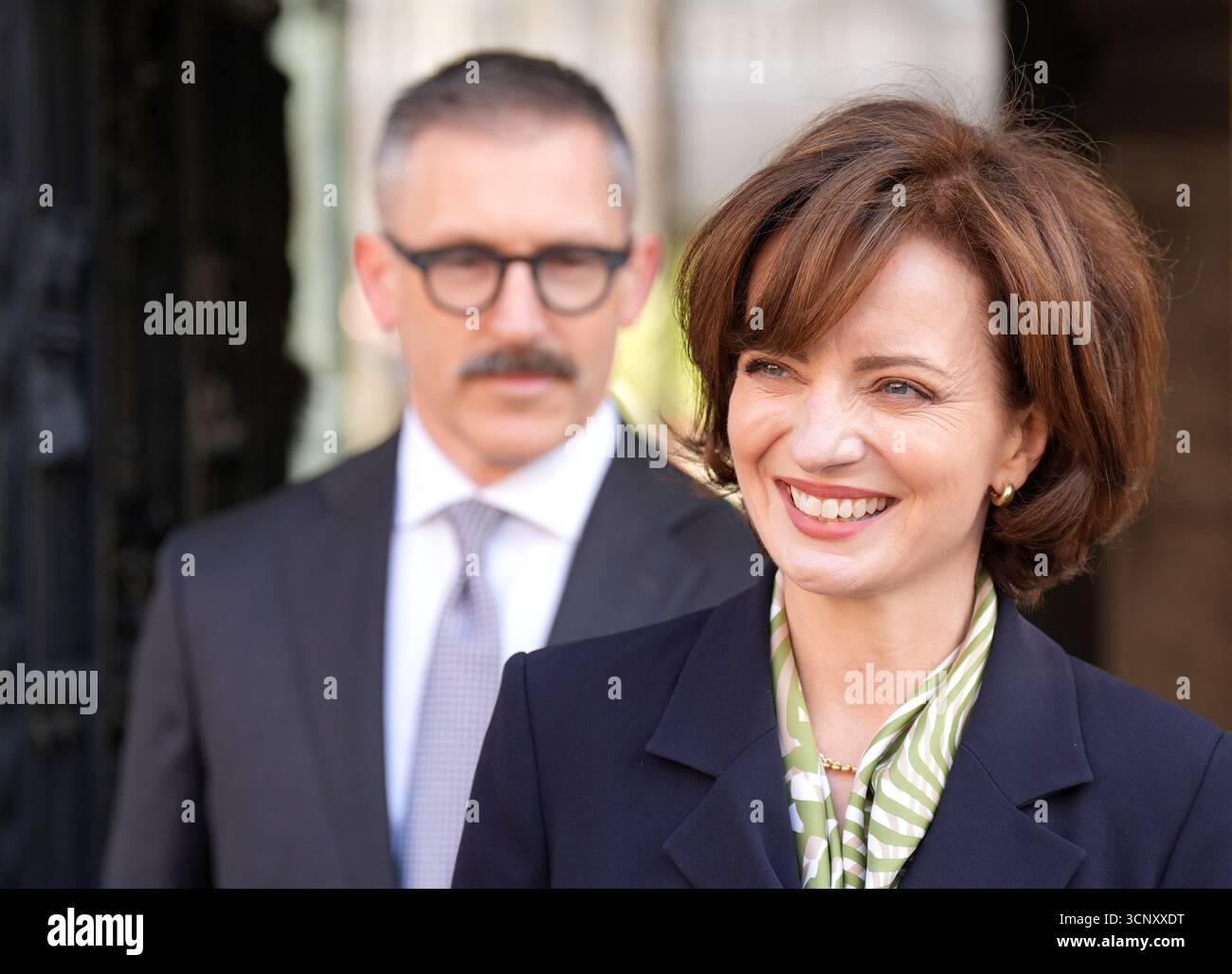 Independent presidential candidate Maria Steen at Leinster House in ...