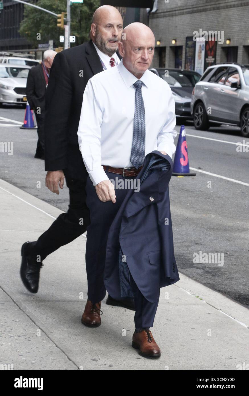 NEW YORK, NY- SEPTEMBER 22: Senator Mark Kelly at The Late Show with ...