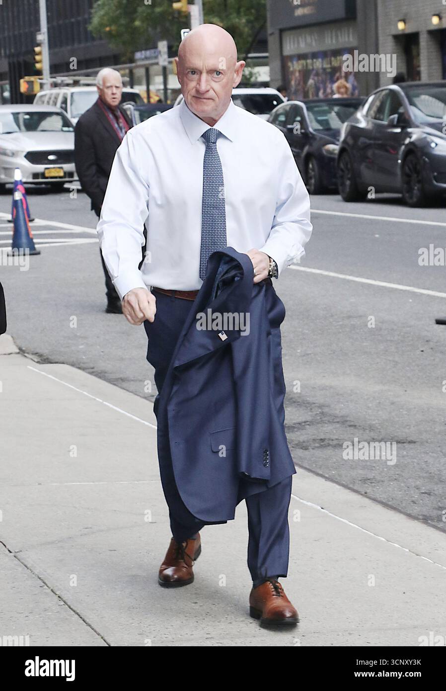 NEW YORK, NY- SEPTEMBER 22: Senator Mark Kelly at The Late Show with ...