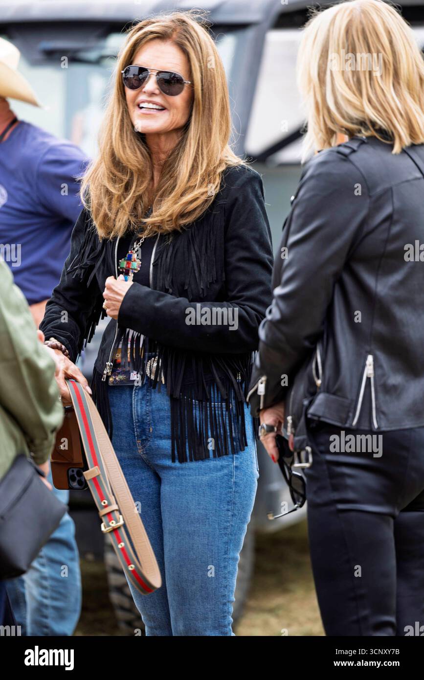 CA: Maria Shriver arrives at One805Live! on September 20, 2025 in ...