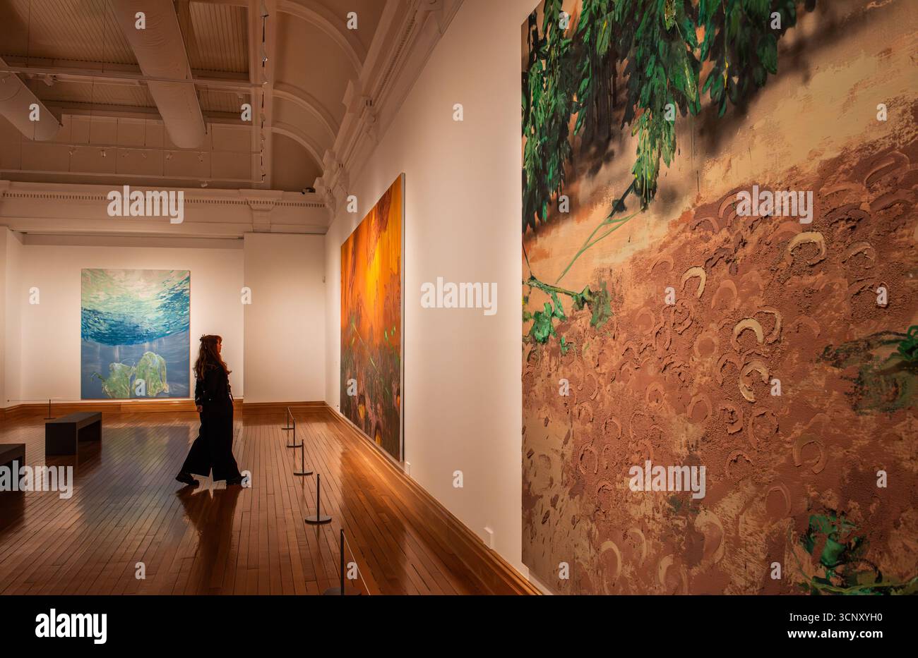 Bradford, UK, 23rd September 2025. Paintings by Mohammed Sami, one of ...