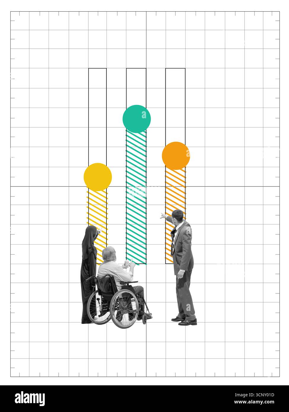 Diversity inclusion concept chart hi-res stock photography and images ...