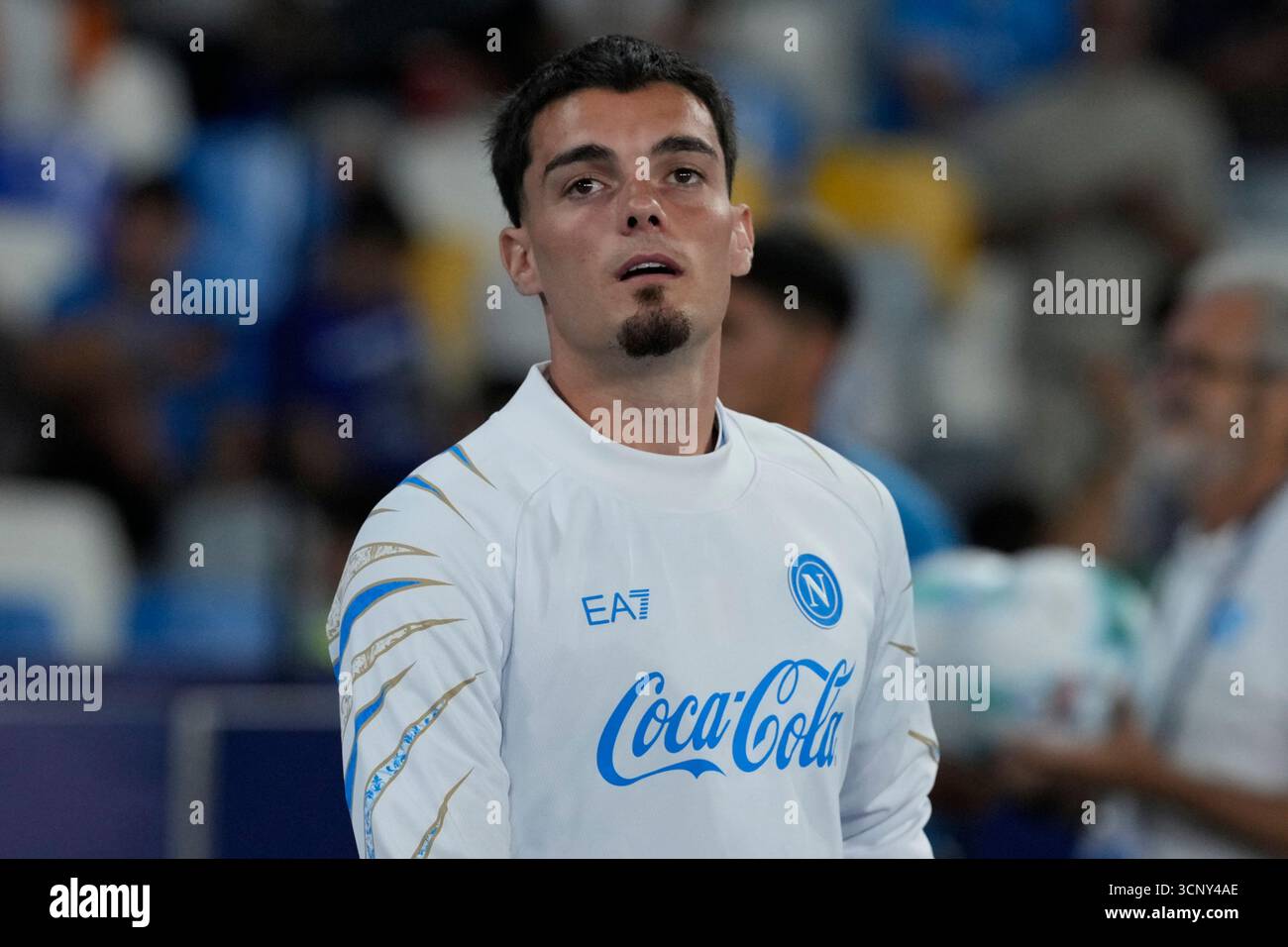 Naples, Italy. 22 Sep, 2025. Miguel Gutierrez of SSC Napoli during the ...