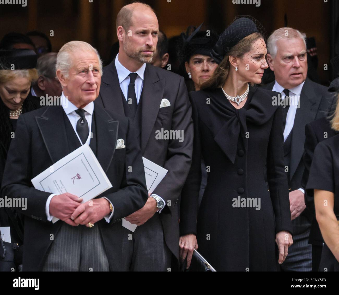 King Charles III, William and Catherine, the Prince and Princess of ...