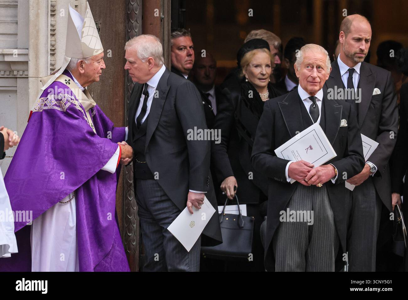 Prince Andrew, the Duke of York,Vincent Nichols, Archbishop of ...