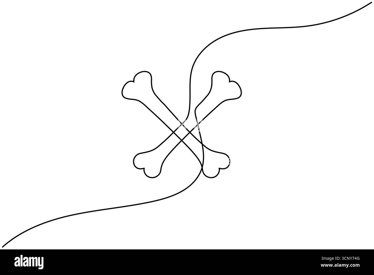 One single two crossed Stock Vector Images - Alamy