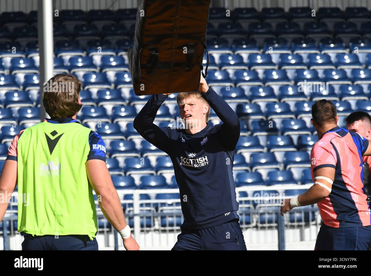 Hive Stadium, Edinburgh,Scotland.UK.23rd Sept 25 Edinburgh Rugby media ...