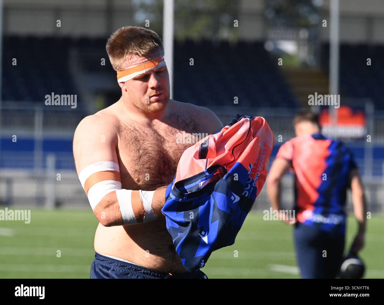 Hive Stadium, Edinburgh,Scotland.UK.23rd Sept 25 Edinburgh Rugby media ...