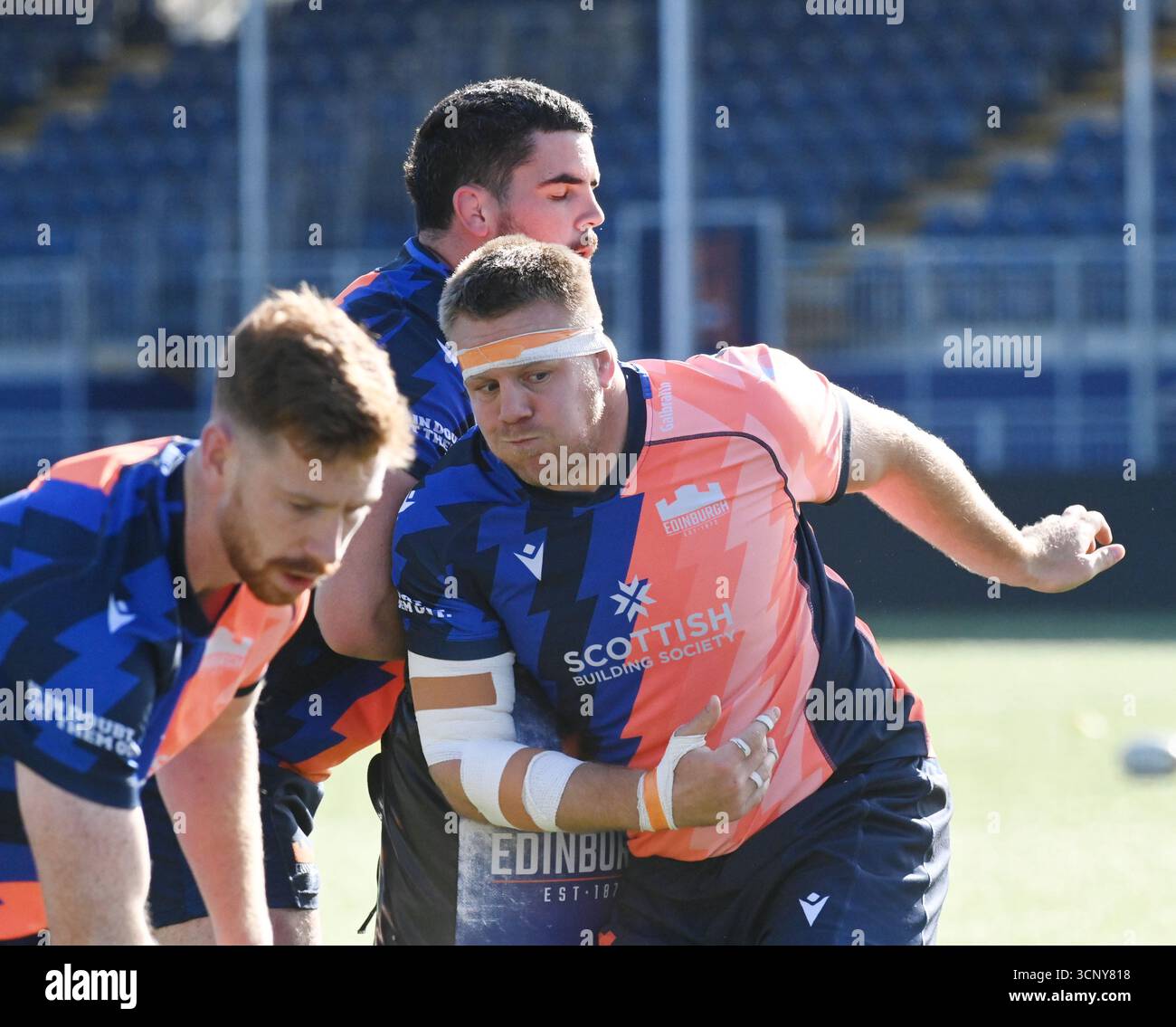 Hive Stadium, Edinburgh,Scotland.UK.23rd Sept 25 Edinburgh Rugby media ...