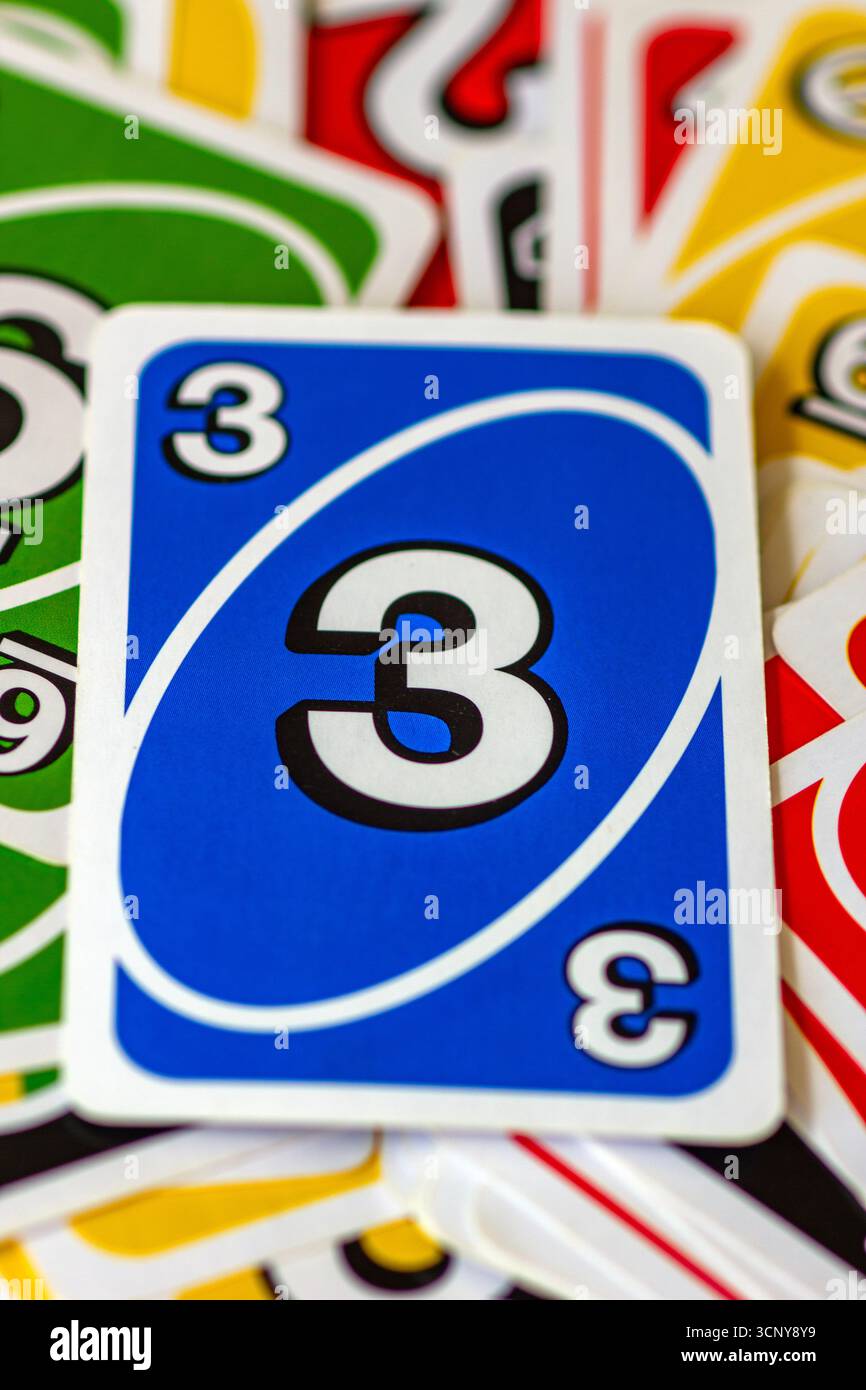 Card number 3 hi-res stock photography and images - Alamy