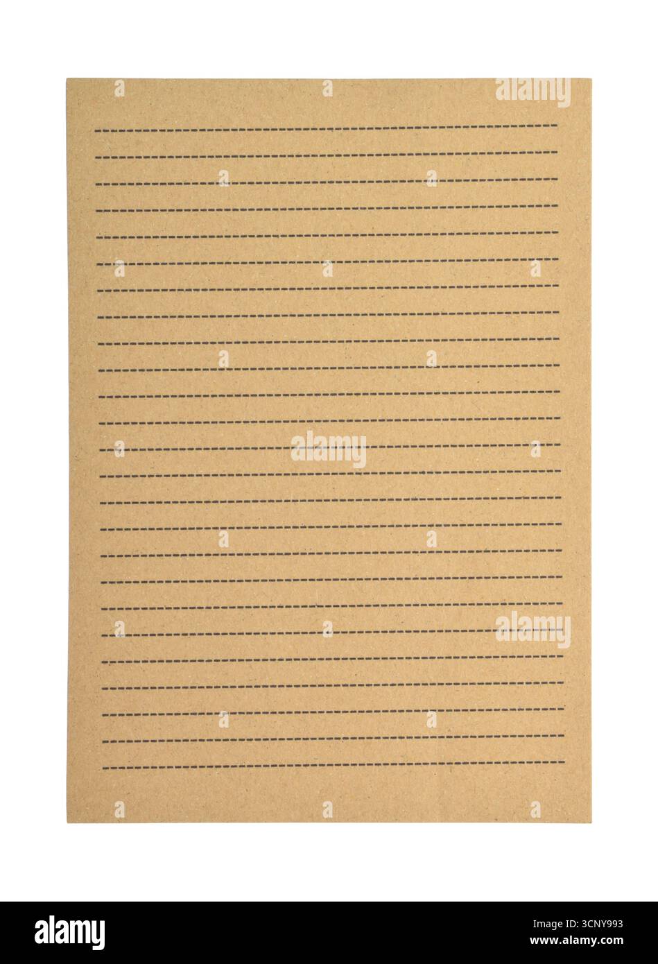 Vintage blank kraft stationery Cut Out Stock Images & Pictures - Alamy