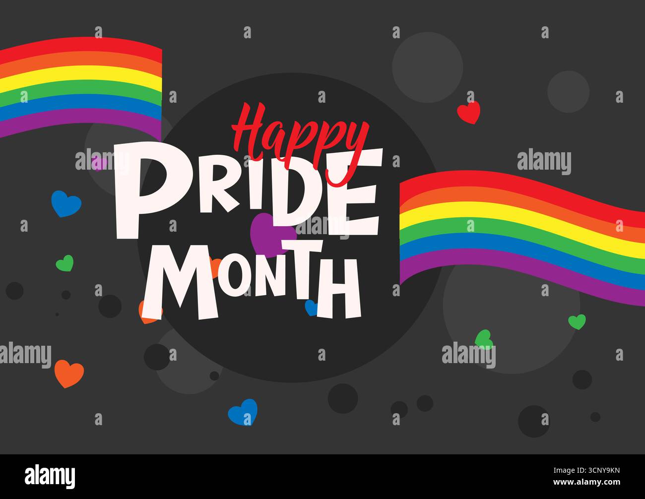 Happy pride month banner - vector illustration Stock Vector Image & Art ...