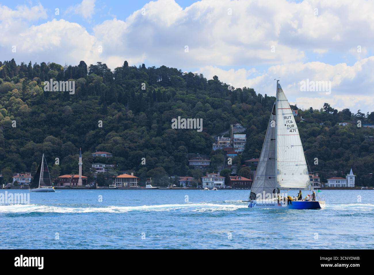 MATRIX team's sailboat and its squad in 24th Bosphorus Cup on 20 ...