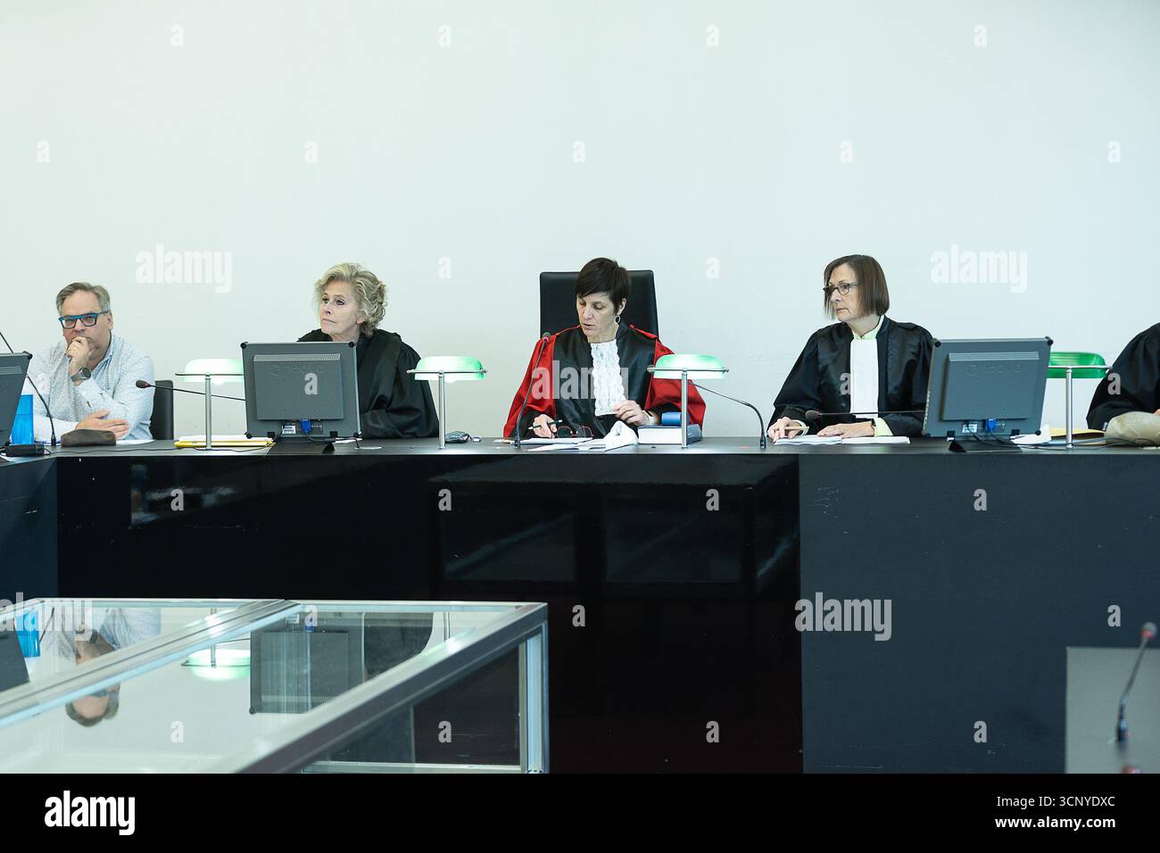 Judge Mieke Butstraen pictured during the jury constitution session for ...