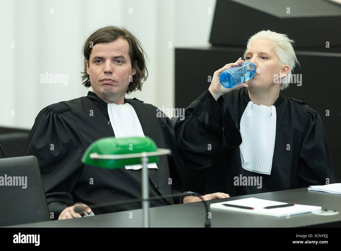 Lawyer Raan Colman and Lawyer Nina Van Eeckhout pictured during the ...