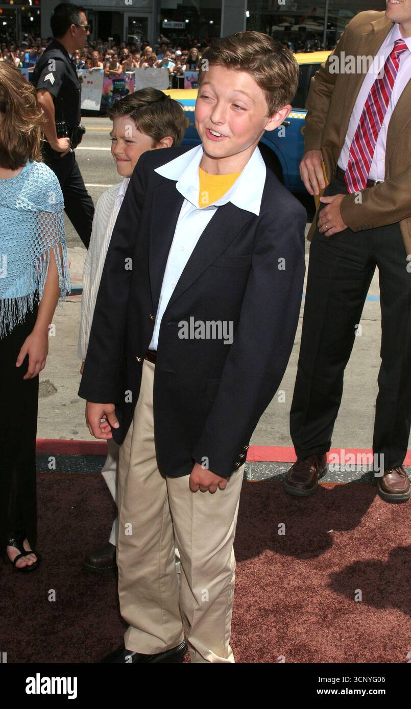Jordan Fry at the Charlie And The Chocolate Factory Premiere held at ...